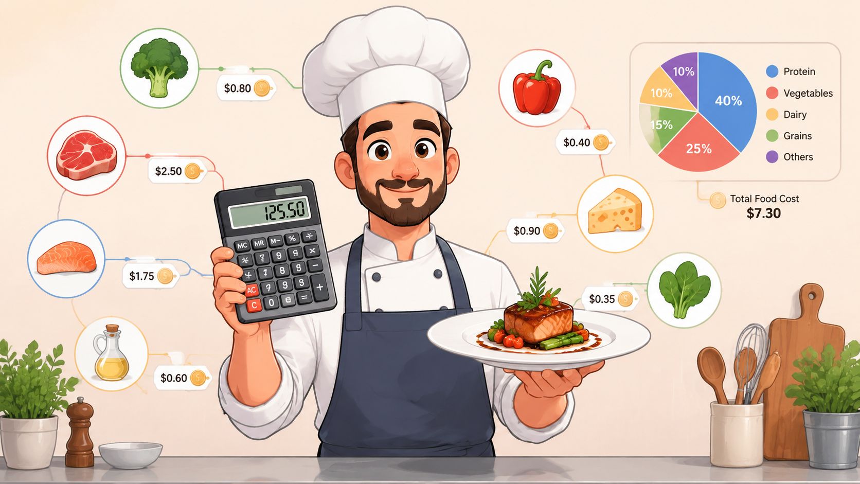 How to Calculate Cost of Food for Menus and Events